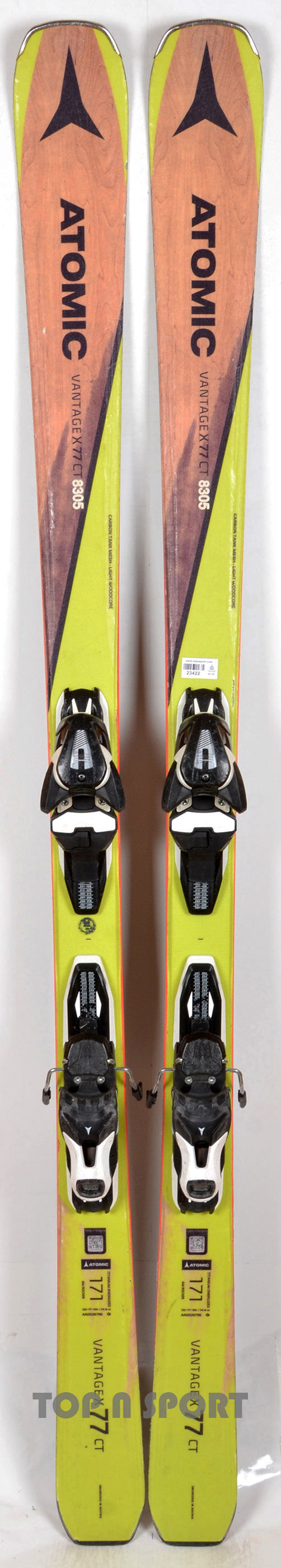 Atomic VANTAGE X 77 CT yellow - skis d'occasion – Top N Sport ...
