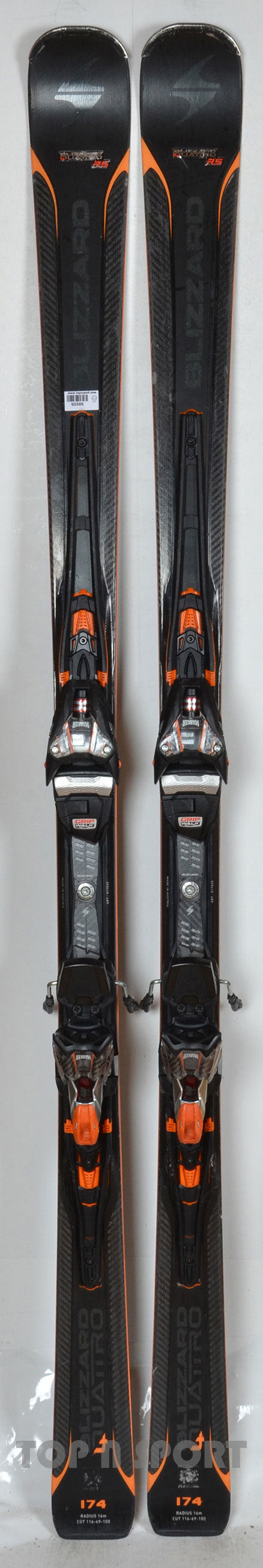 Blizzard QUATTRO RS - skis d'occasion – Top N Sport, professionnel du ...