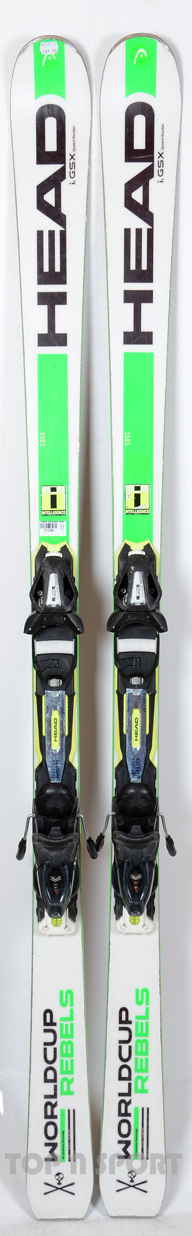 Head WORLDCUP REBELS I.GSX Speed Rocker - skis d'occasion – Top N Sport ...