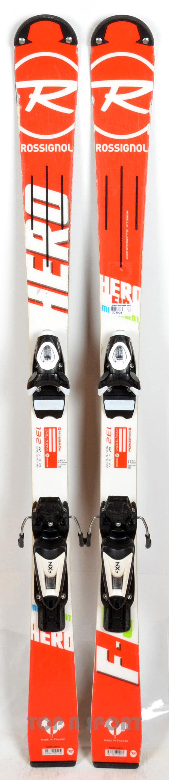 Rossignol HERO JR MULTI-EVENT FIS 2018 - skis d'occasion Junior – Top N Sport, professionnel du ...