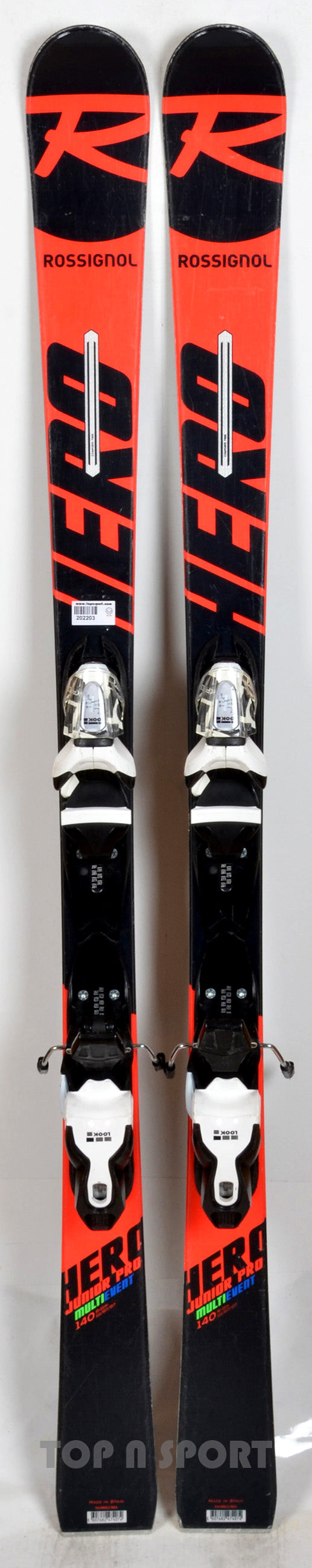 Rossignol HERO JUNIOR MULTI-EVENT Junior Pro - skis d'occasion Junior ...