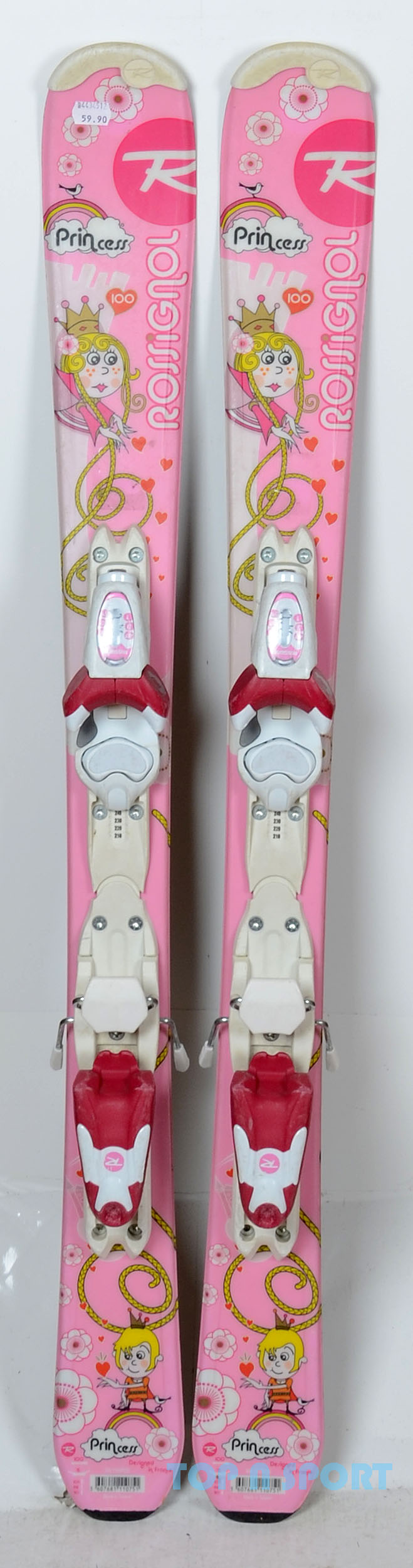 Rossignol PRINCESS pink - skis d'occasion Junior – Top N Sport ...
