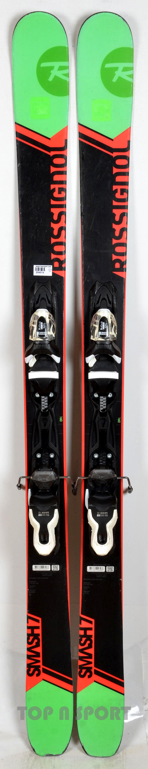Rossignol SMASH 7 black/green - skis d'occasion – Top N Sport ...