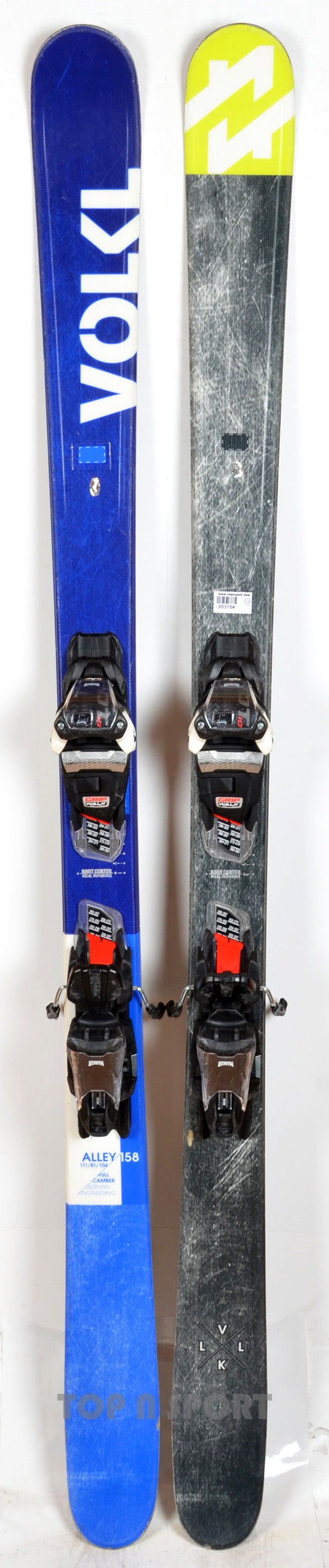 Völkl ALLEY blue/grey - skis d'occasion – Top N Sport, professionnel du ...